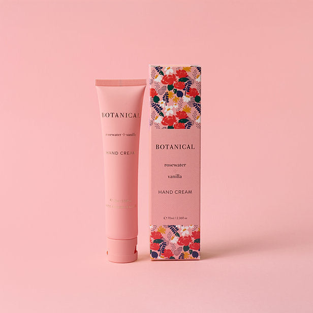 Botanical Hand Cream - Rosewater & Vanilla – Lava Gallery NZ
